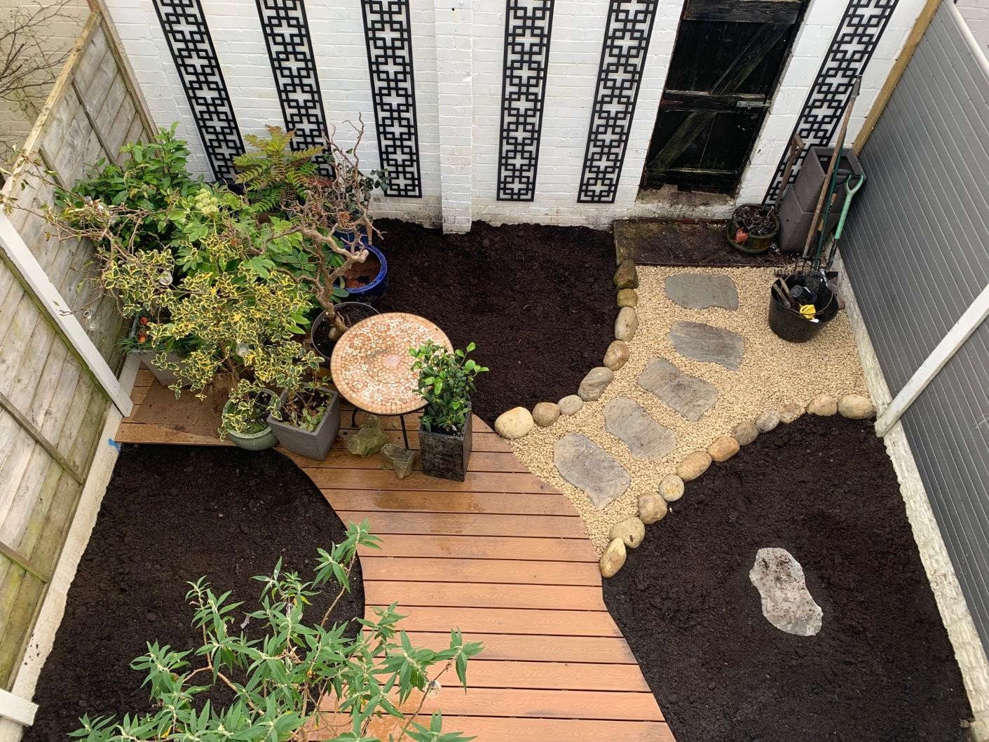 Small Lancashire back yard transformation - Mel Speak Garden Design